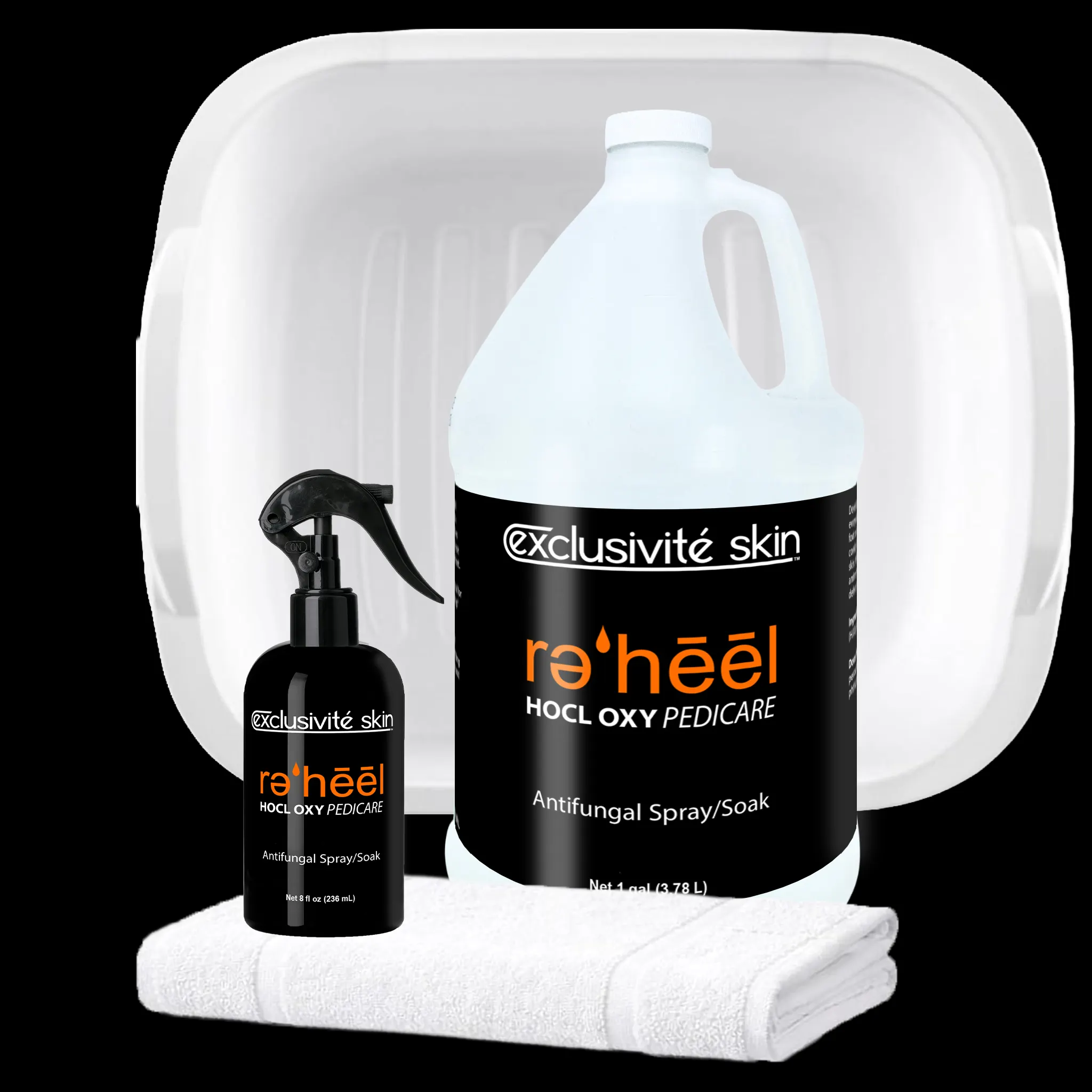 rə′hēēl Foot Soak Kit- 4pc – Exclusivite Skin